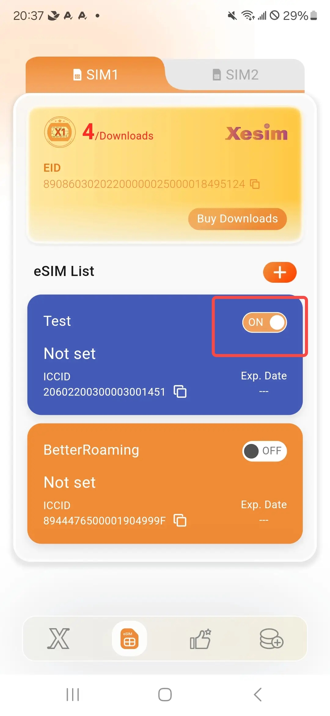 安卓APP管理eSIM使用说明